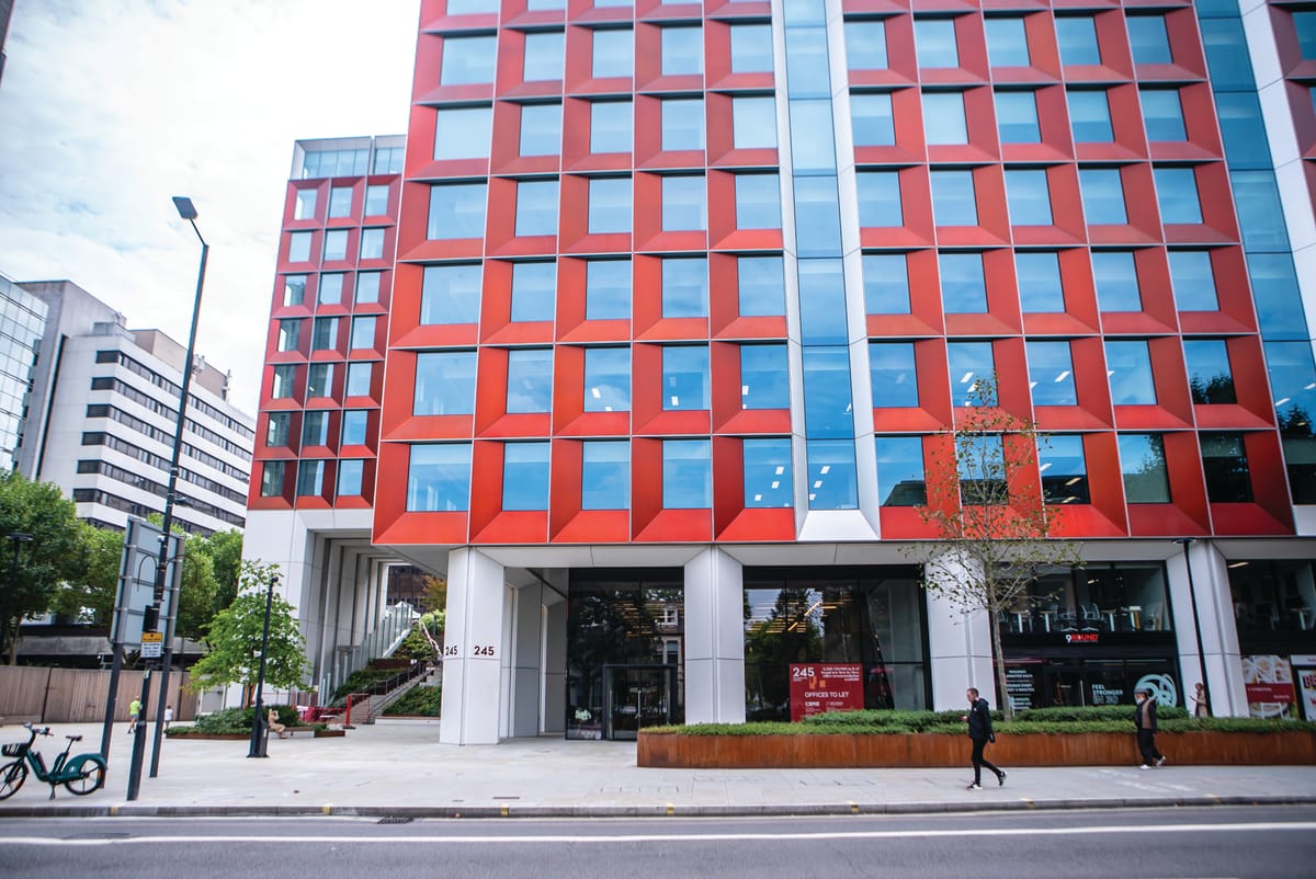 245 Hammersmith Road, a converted asset in London